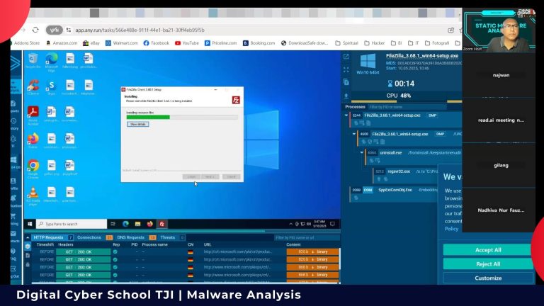 Malware Analysis Sesi 4 | Dynamic Malware Analysis | Digital Cyber School TJI – EDY SUSANTO